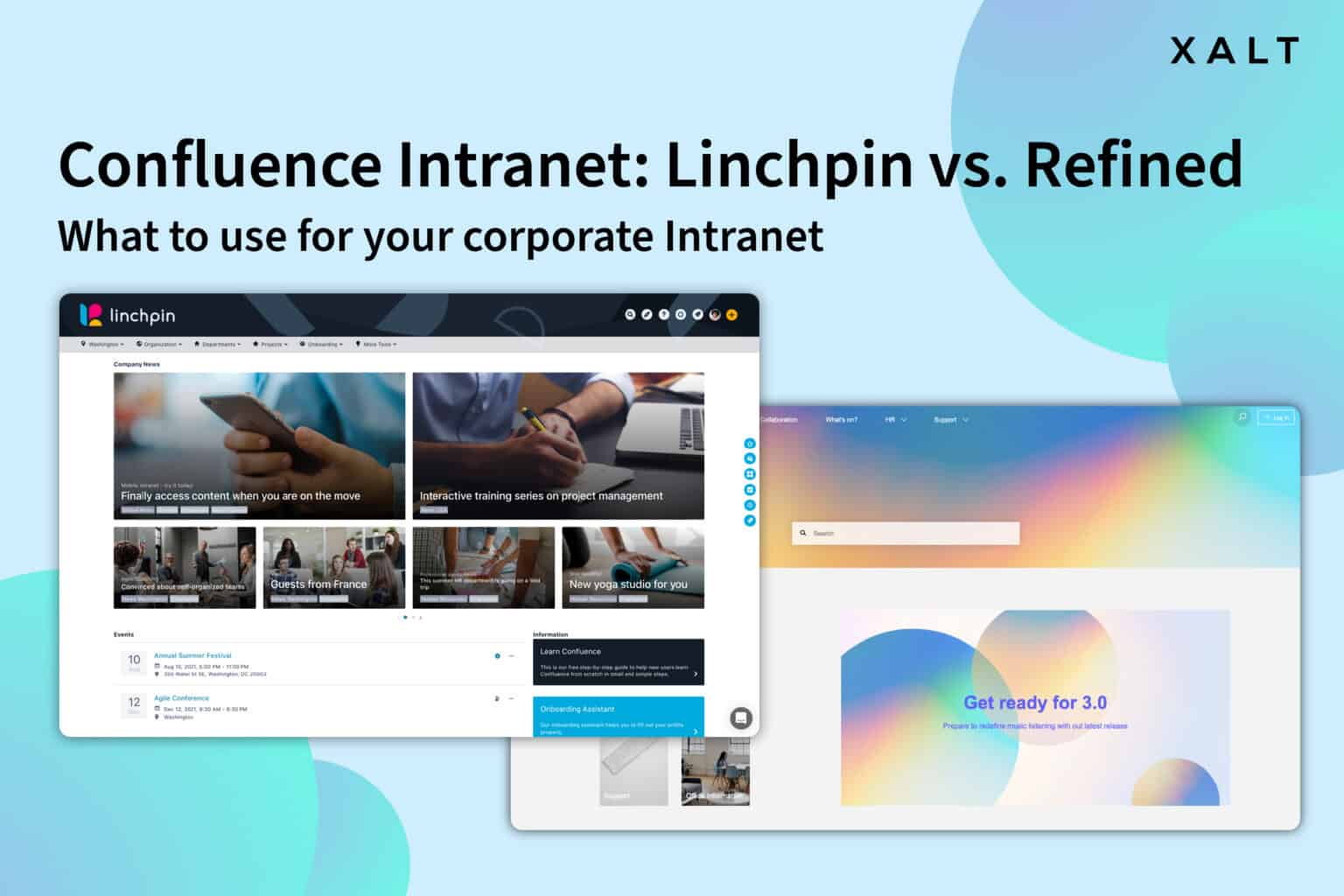 Linchpin vs Refined: Confluence Intranet solutions compared - XALT